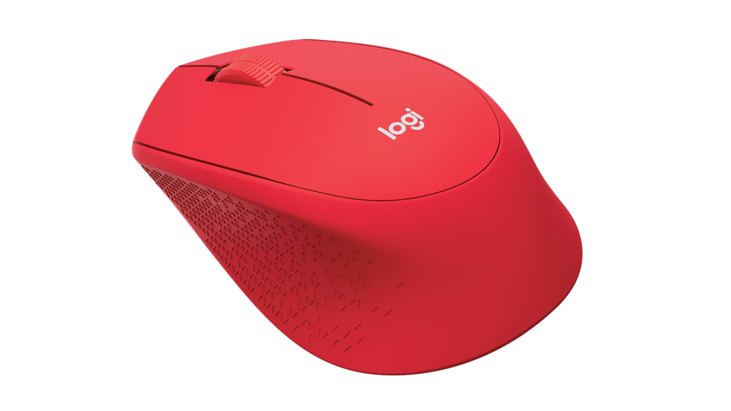 Chuột không dây Logitech M331 Silent Red – GEARVN.COM