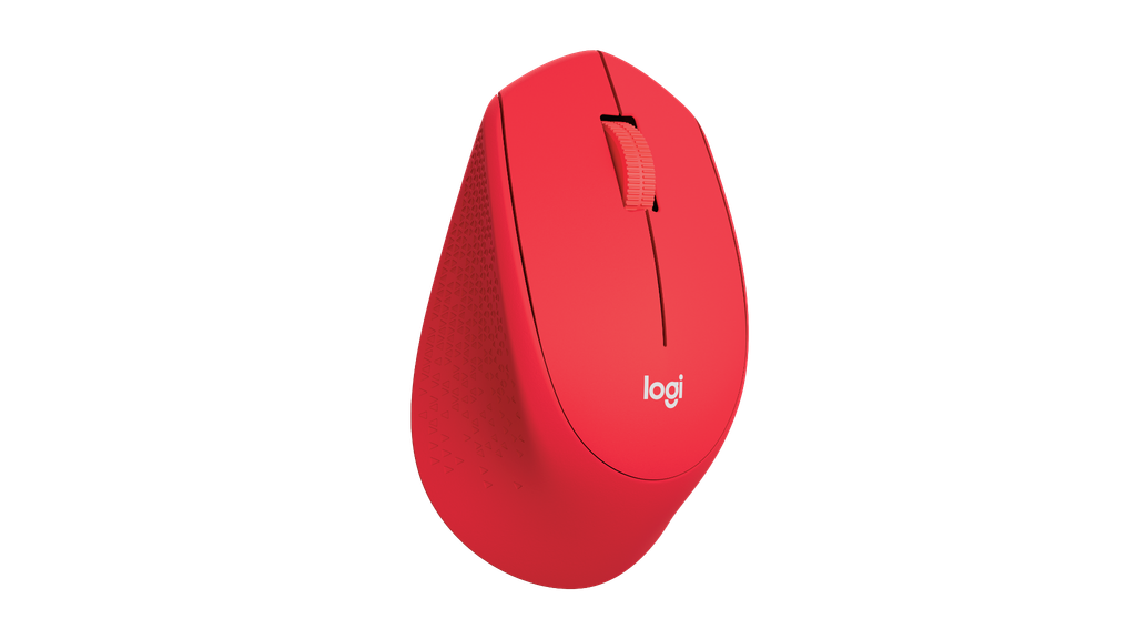 Chuột không dây Logitech M331 Silent Red – GEARVN.COM