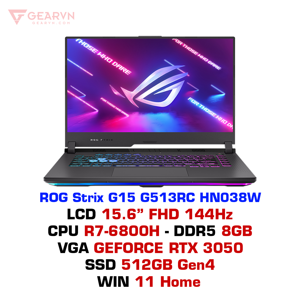 Laptop gaming Asus ROG Strix G15 G513RC HN038W – GEARVN.COM