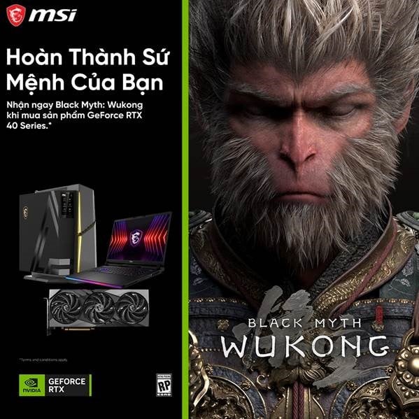 GeForce RTX 40 Series bundle - Black Myth Wukong Game Code – GEARVN.COM