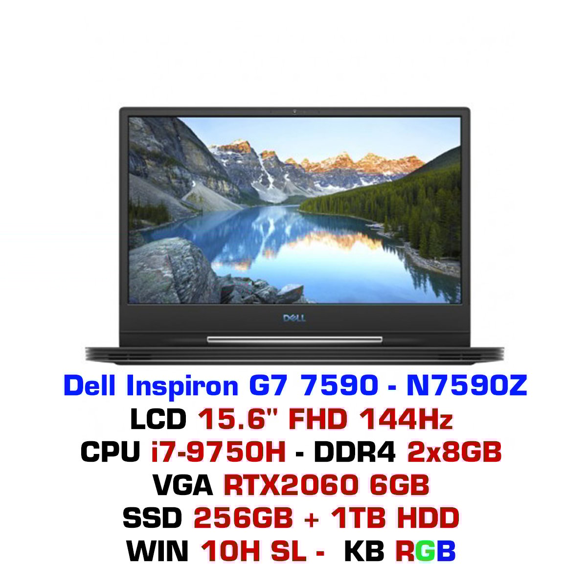 Laptop Dell Inspiron G7 7590 N7590Z – GEARVN.COM