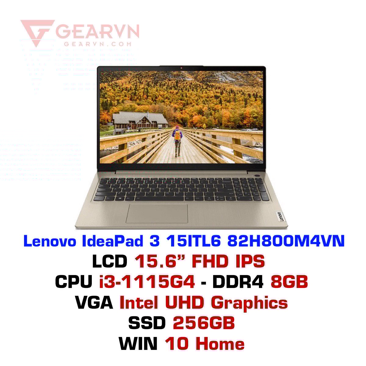 Laptop Lenovo IdeaPad 3 15ITL6 82H800M4VN giá rẻ – GEARVN.COM