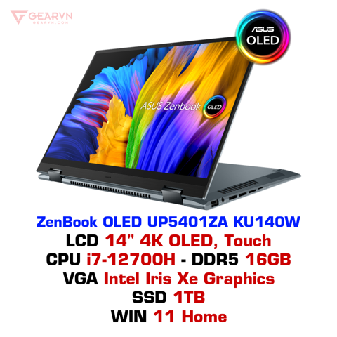 Laptop Asus ZenBook OLED UP5401ZA KU140W chính hãng – GEARVN.COM