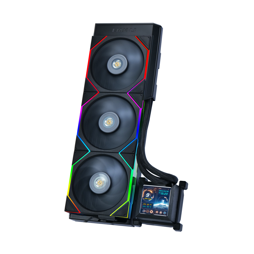 Tản nhiệt AIO Lian Li HydroShift LCD 360TL Black – GEARVN.COM