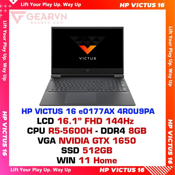Laptop Gaming HP VICTUS 16 e0177AX 4R0U9PA chính hãng – GEARVN.COM