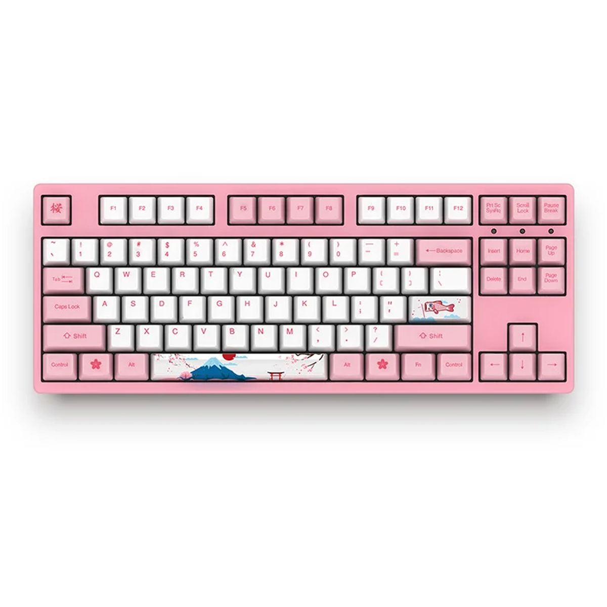Bàn phím cơ AKKO 3087 v2 World Tour Tokyo V2 Akko Pink Switch – GEARVN.COM