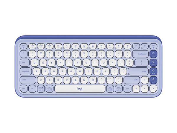 Bàn phím Logitech Pop Icon Keys Wireless Purple – GEARVN.COM