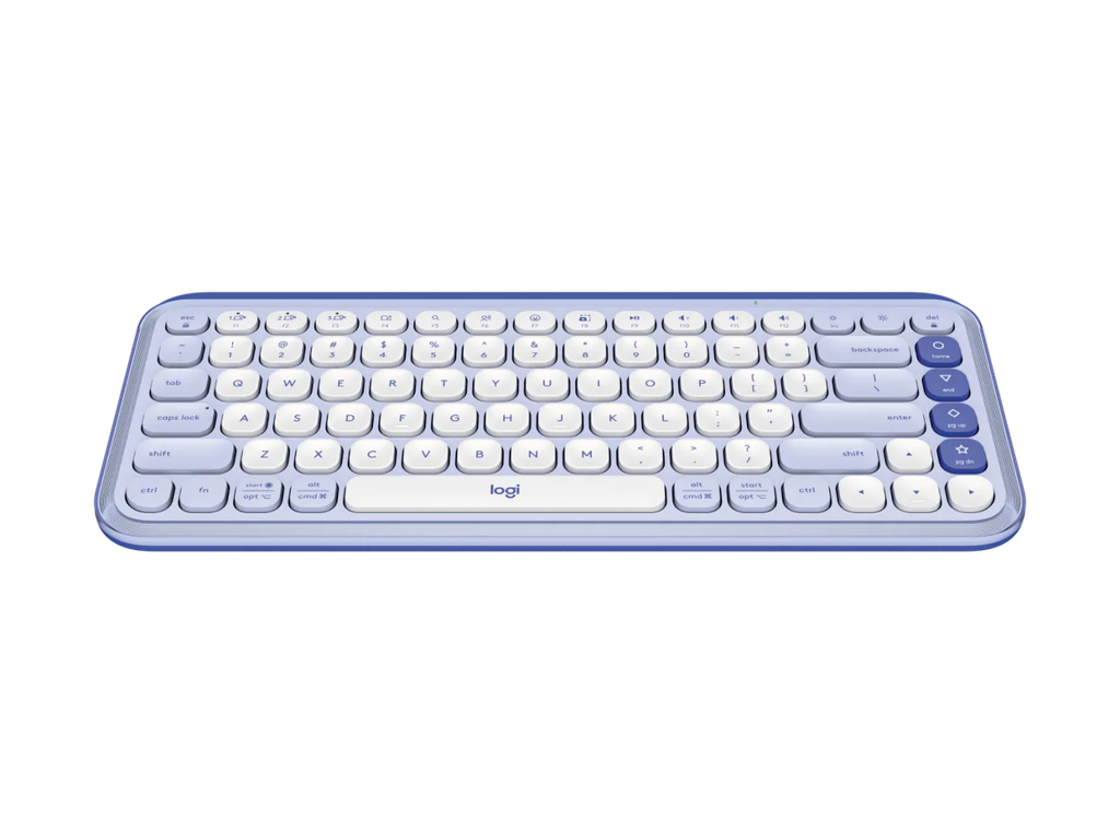 Bàn phím Logitech Pop Icon Keys Wireless Purple – GEARVN.COM