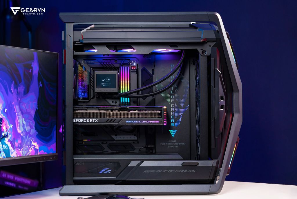 PC GVN x ASUS Back to Future (Intel i9-14900K/ VGA RTX 4090) – GEARVN.COM