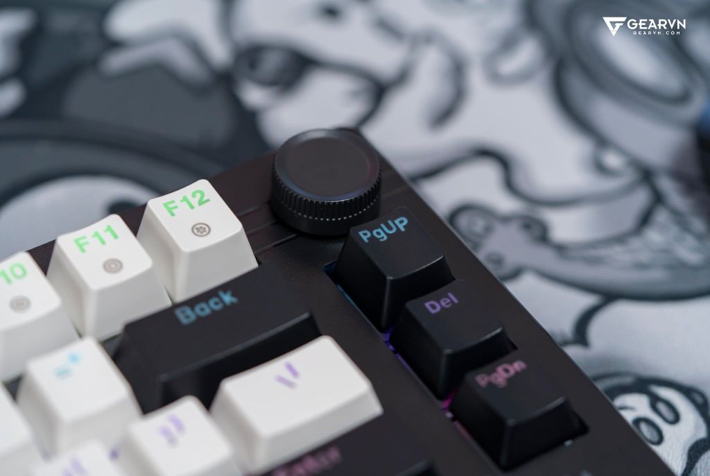 Bàn phím cơ DareU EK75 White Black Firefly switch Chính hãng – GEARVN.COM