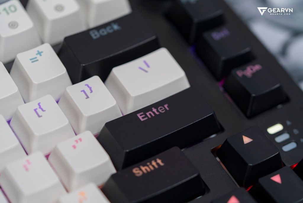 Bàn phím cơ DareU EK75 White Black Firefly switch Chính hãng – GEARVN.COM