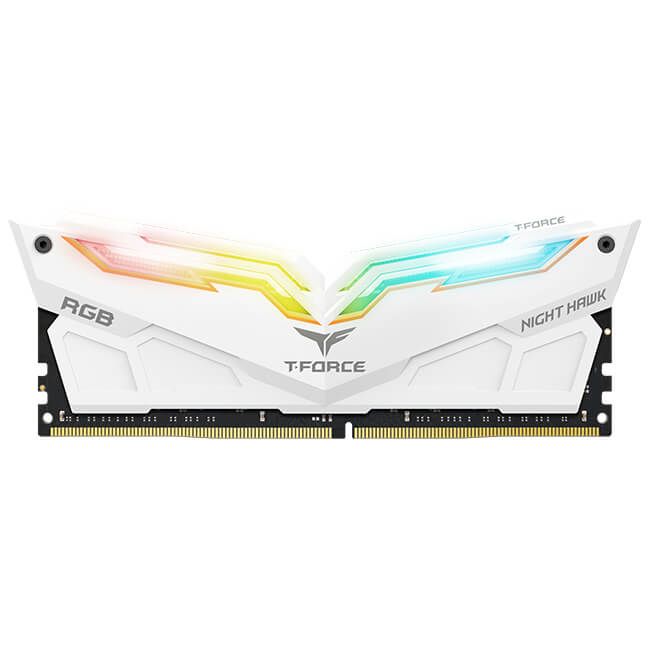 (8GB DDR4 1x8G 3000) TFORCE NIGHT HAWK RGB GAMING BLACK/White – GEARVN.COM