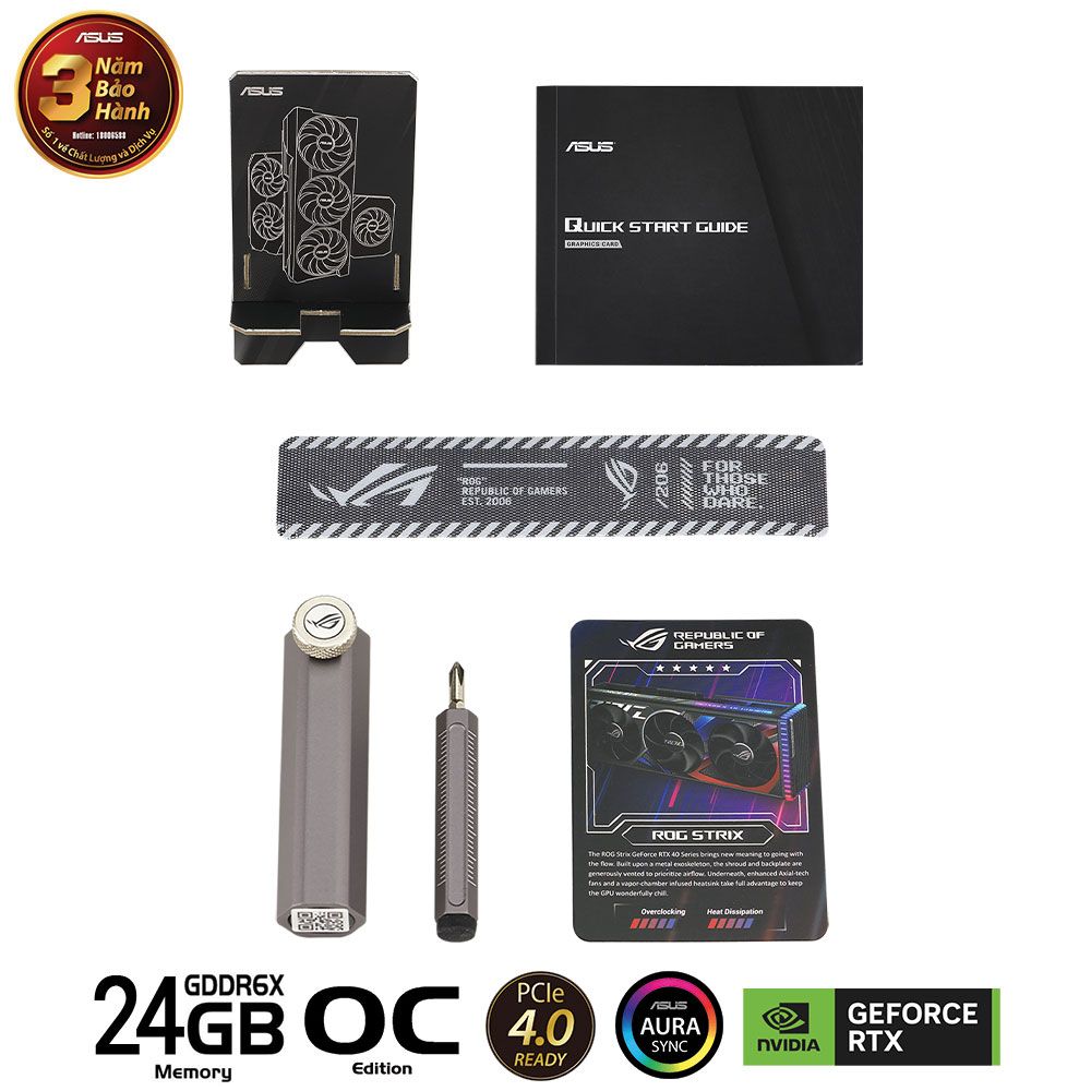 Card màn hình ASUS ROG Strix GeForce RTX 4090 BTF OC Edition 24GB (ROG ...