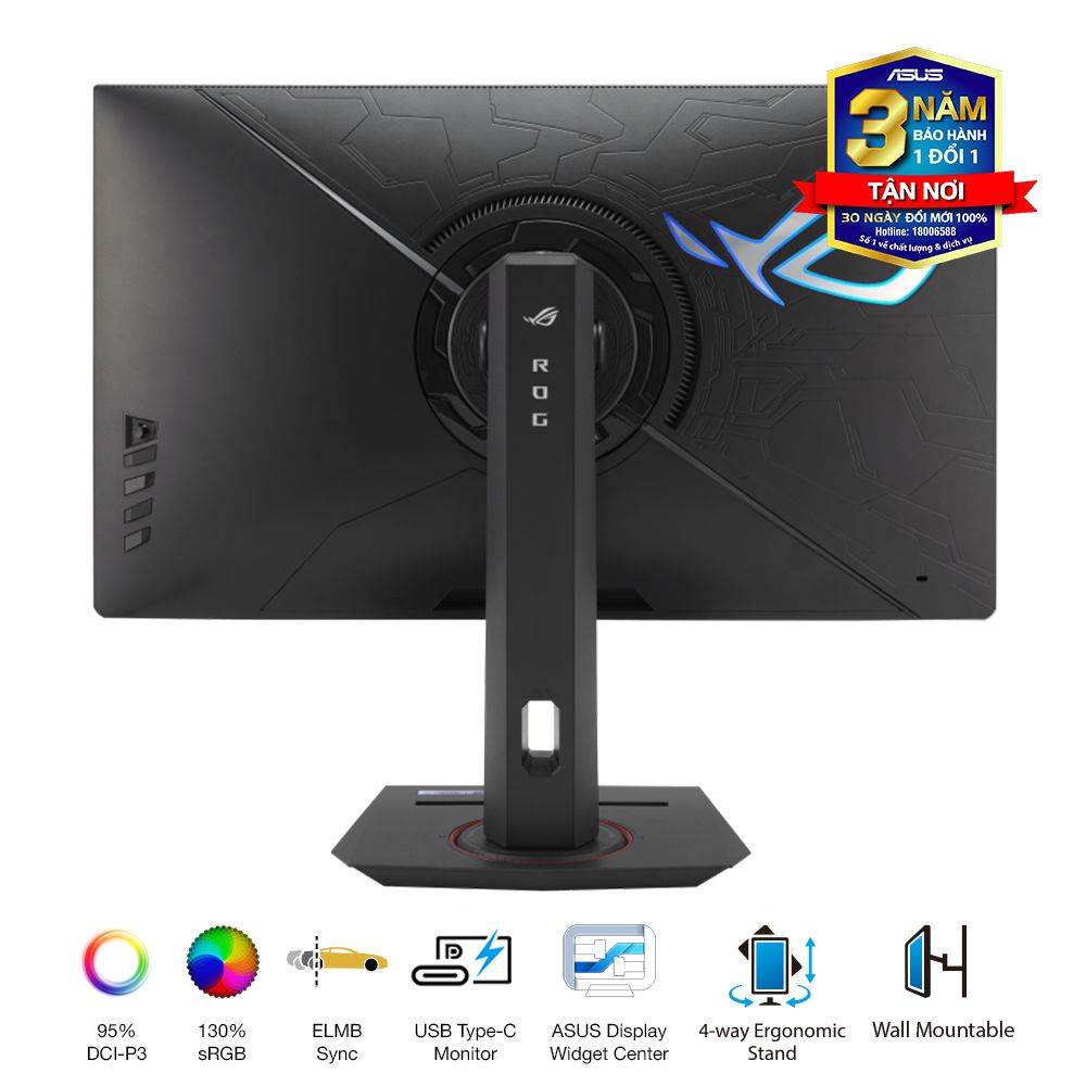 Màn hình Asus ROG Strix XG27UCG 27" Fast IPS 4K 160Hz-FHD 320Hz – GEARVN.COM