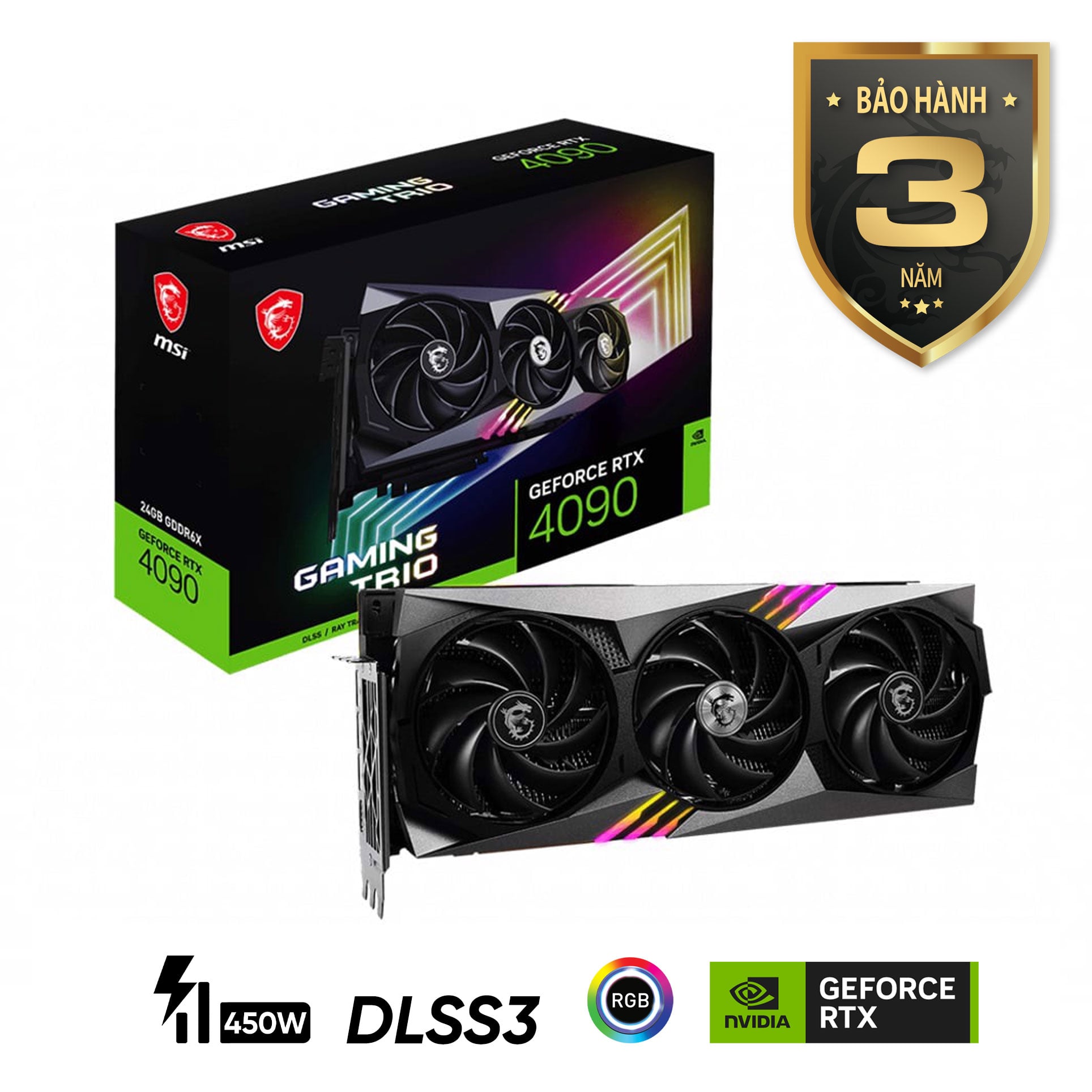 VGA MSI GeForce RTX 4090 GAMING TRIO 24G – GEARVN.COM