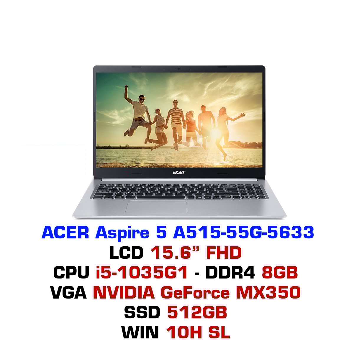 Laptop Acer Aspire 5 A515 55G 5633 chính hãng, giá rẻ – GEARVN.COM