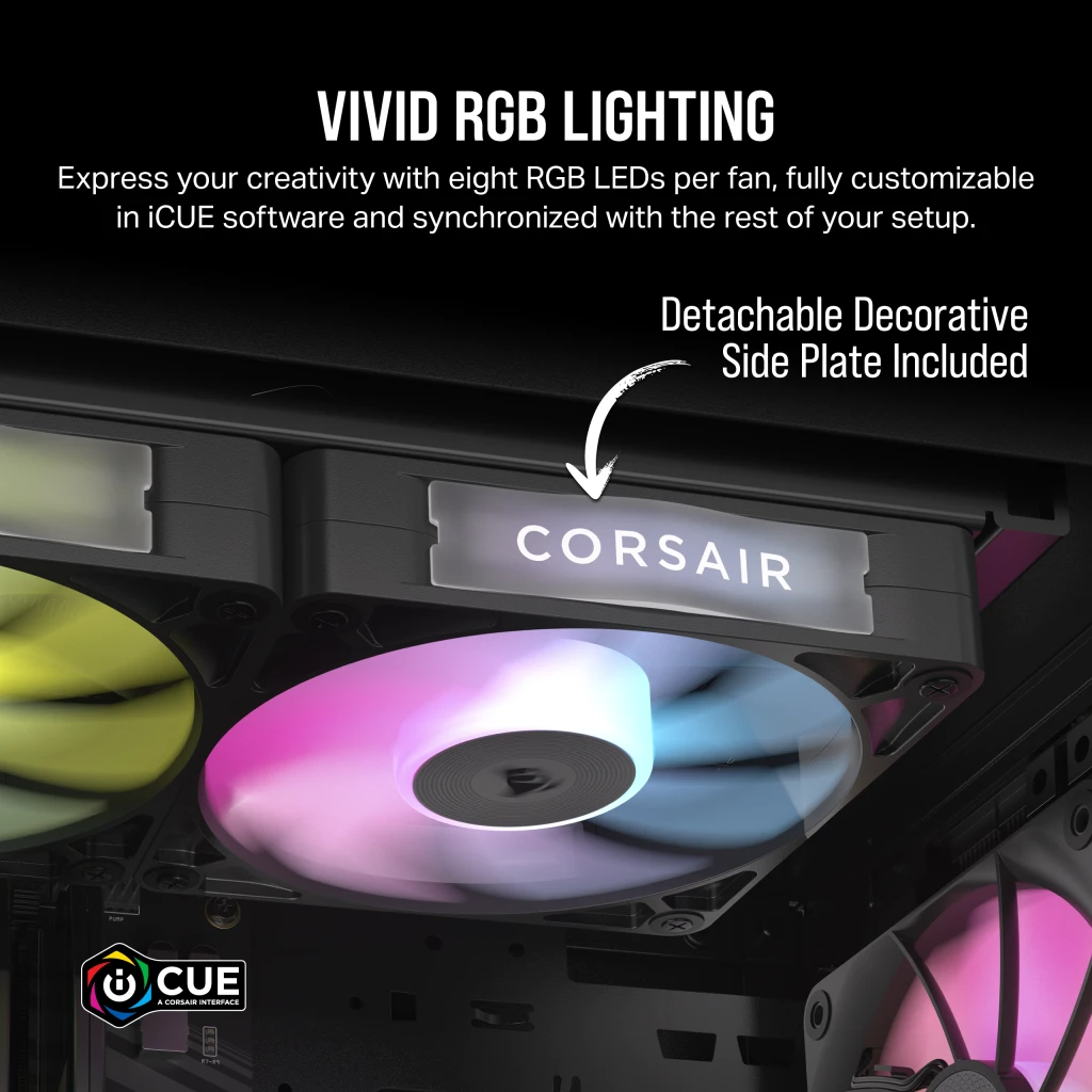 Bộ 3 quạt Corsair iCUE Link RX120 RGB (CO-9051018-WW) chính hãng ...