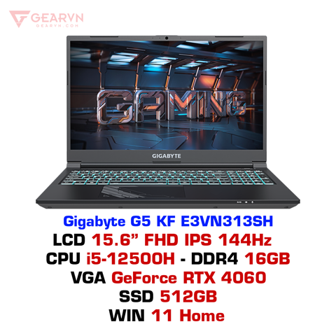 Laptop gaming Gigabyte G5 KF E3VN313SH chính hãng – GEARVN.COM