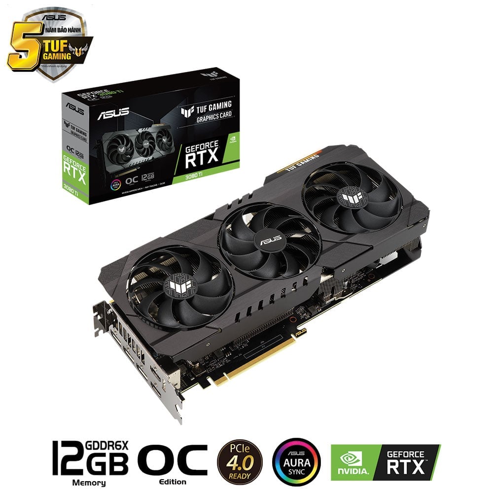 Asus TUF Gaming GeForce RTX 3080 Ti OC Edition 12GB GDDR6X Mới Ra Mắt ...