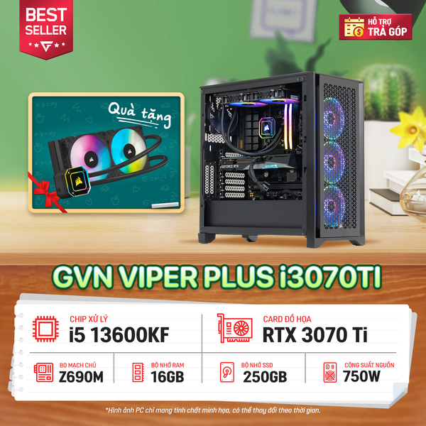 PC Gaming GVN VIPER Plus i3070Ti chính hãng, cấu hình cao – GEARVN.COM