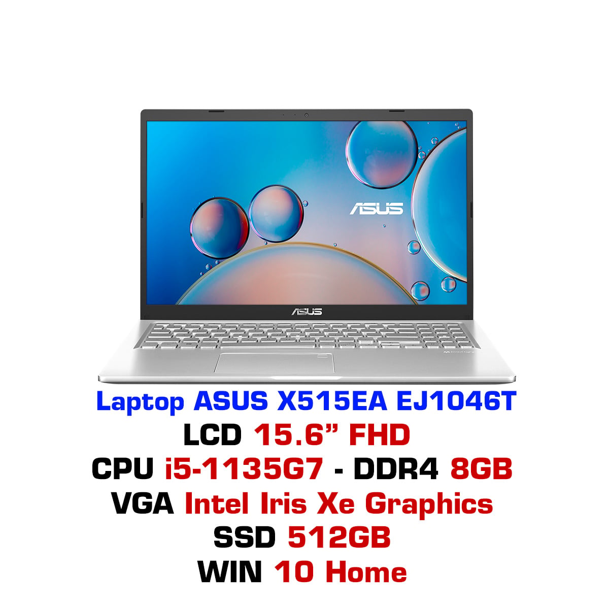 Laptop ASUS X515EA EJ1046T chính hãng, giá rẻ – GEARVN.COM