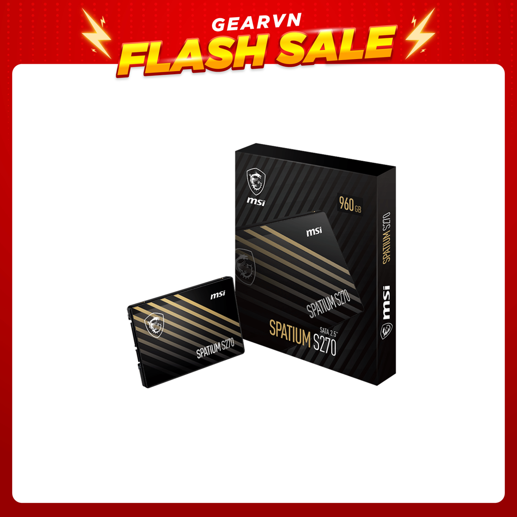Ổ cứng SSD MSI Spatium S270 960GB SATA3 – GEARVN.COM
