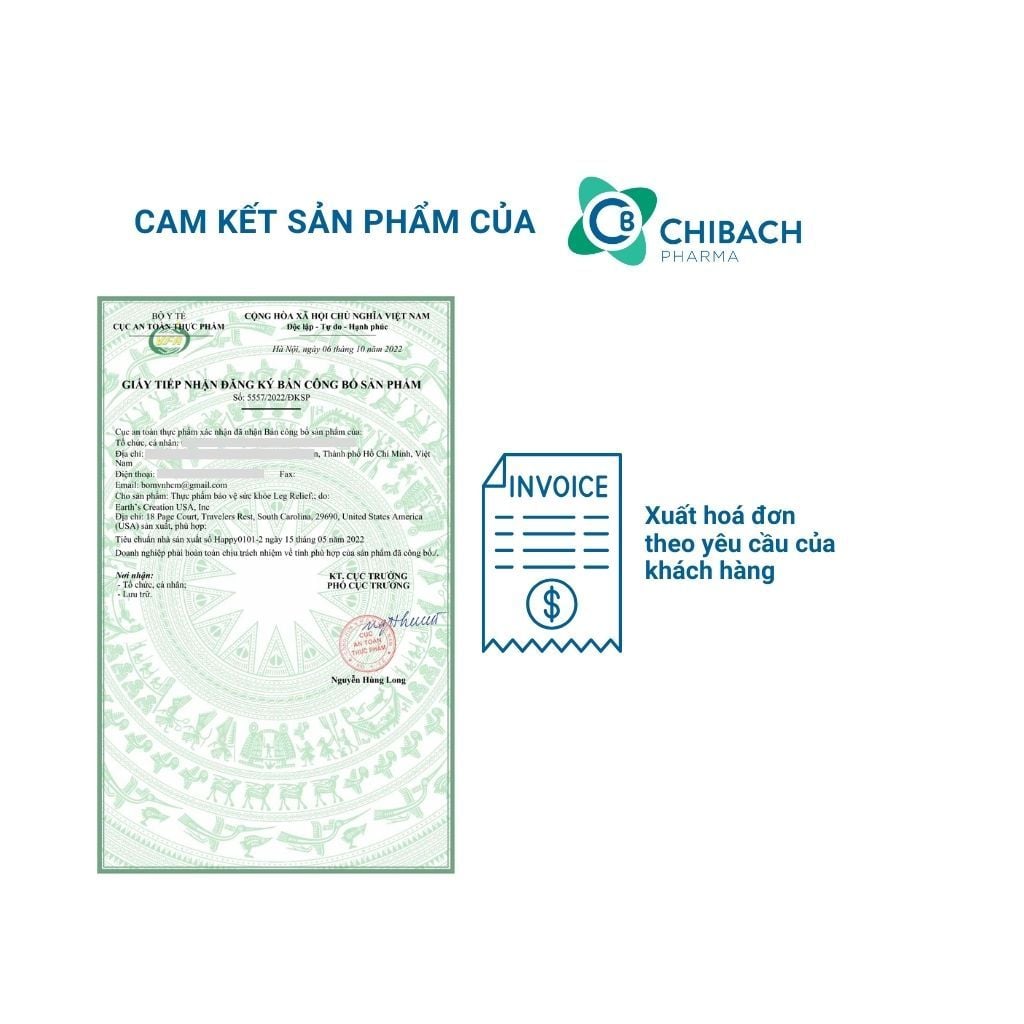 VIÊN UỐNG LEG RELIEF GIẢM SUY GIÃN TĨNH MẠCH CHÂN