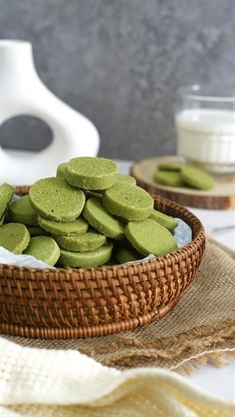 Cookie bơ trà xanh 500gr - Tiệm bánh Panacota
