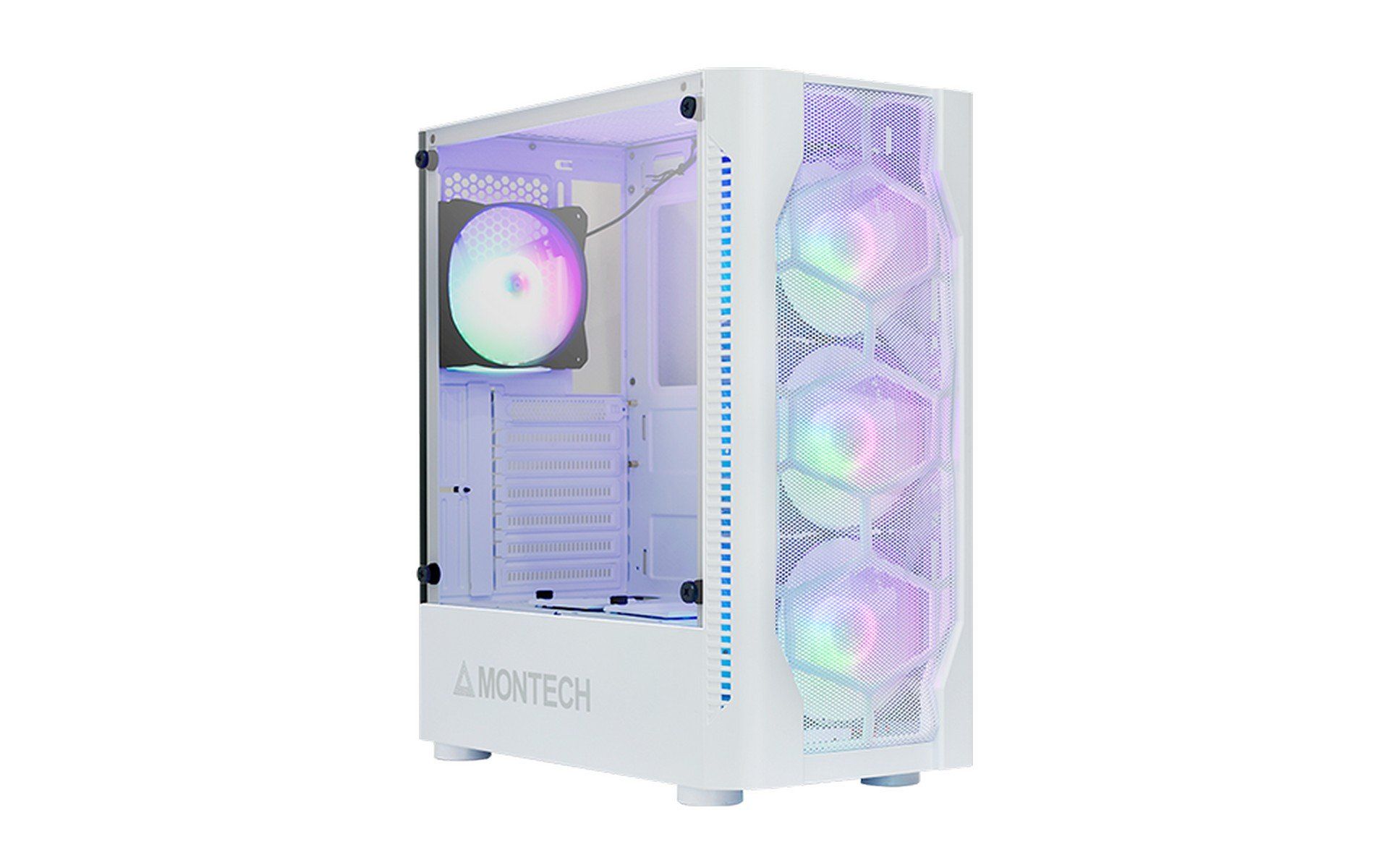 Vỏ case Montech X1 White – HI-END COMPUTER WORLD