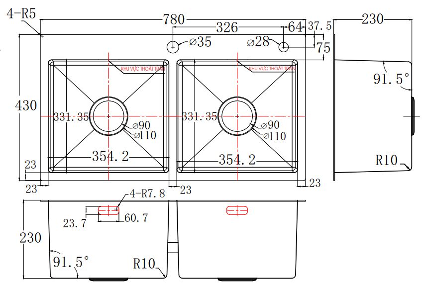 CHẬU RỬA FASTER FS 7843HMS – Bepsang.com.vn