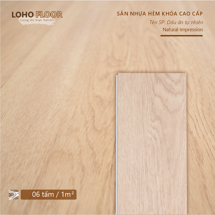 MS: Dấu ấn tự nhiên | Sàn Hèm Khóa Cao Cấp LOHO HOUSE– Loho House
