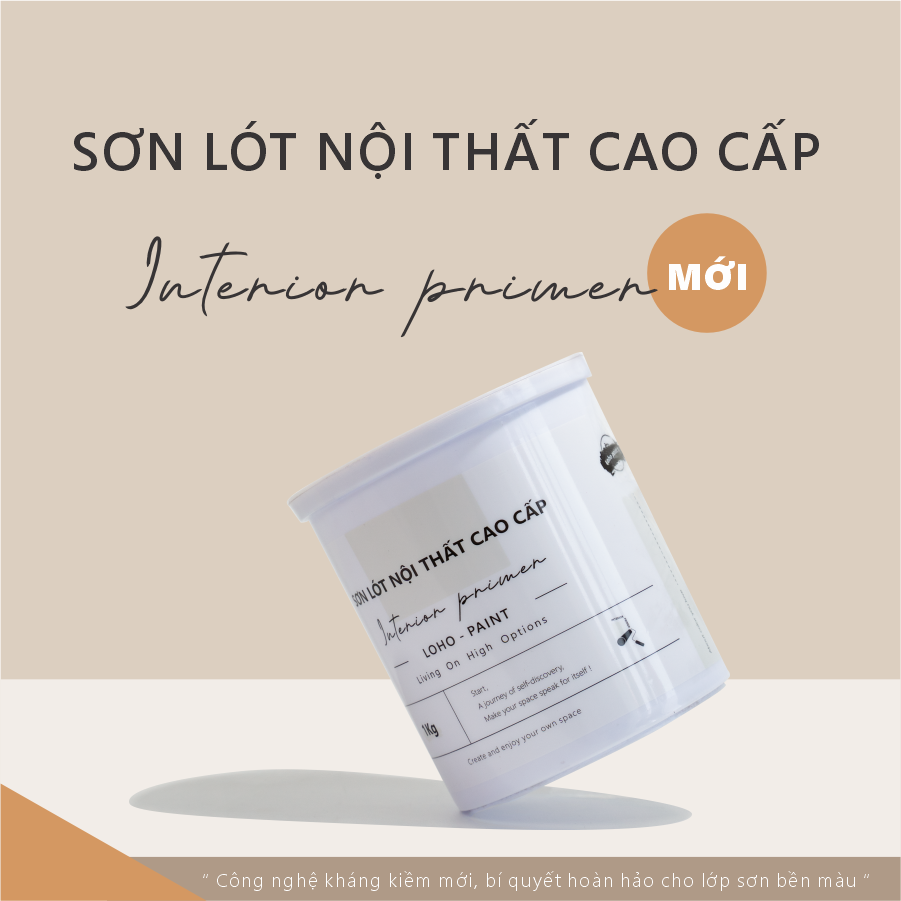[ƯU ĐÃI] Combo sơn lót + sơn phủ nội thất Loho House giá trải nghiệm