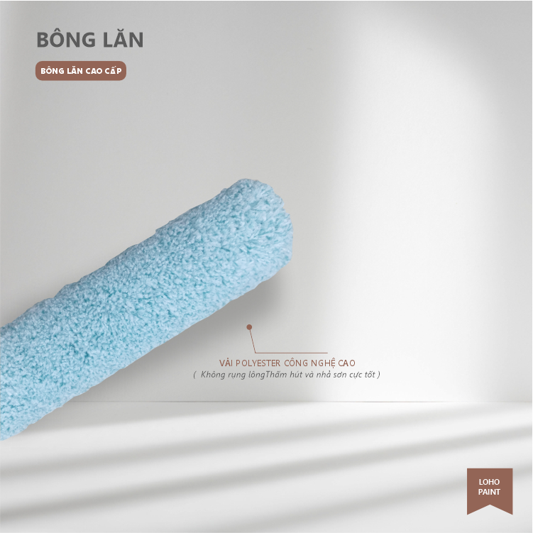 Combo 1 tay cầm và 2 bông lăn sơn– Loho House