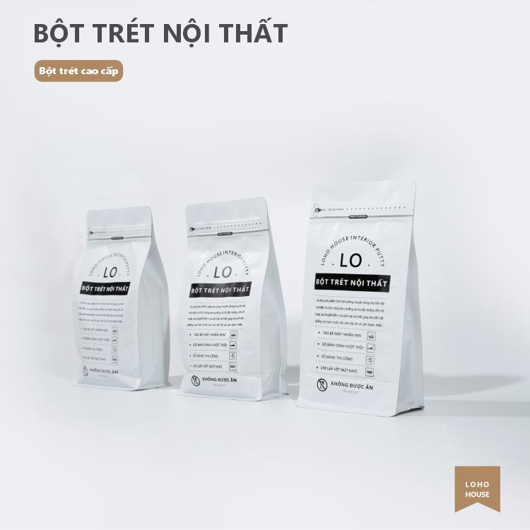 Bột trét tường nội thất cao cấp Loho House | LOHO INTERIOR PUTTY