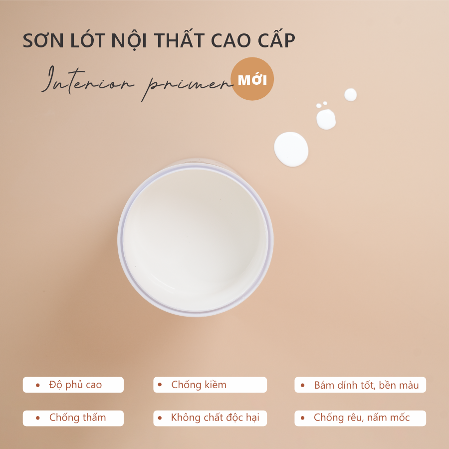 [ƯU ĐÃI] Combo sơn lót + sơn phủ nội thất Loho House giá trải nghiệm