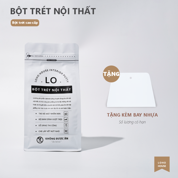 Bột trét tường nội thất cao cấp Loho House | LOHO INTERIOR PUTTY