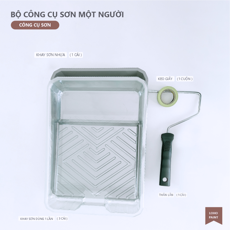 BỘ CÔNG CỤ SƠN 1 NGƯỜI– Loho House