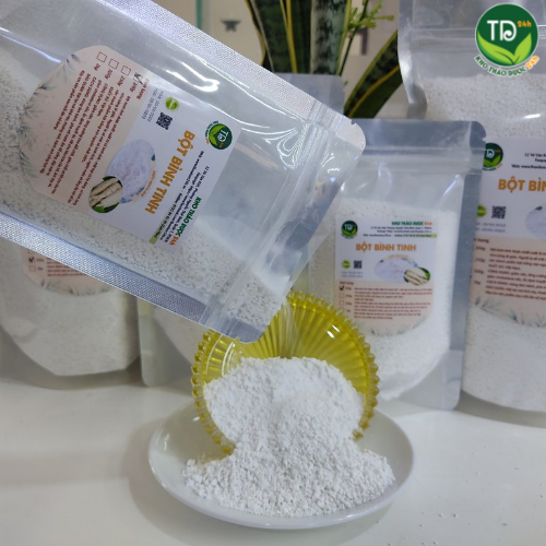 Bột Bình Tinh (Bột Mình Tinh, bột củ dong) nguyên chất 100%, bột làm b ...