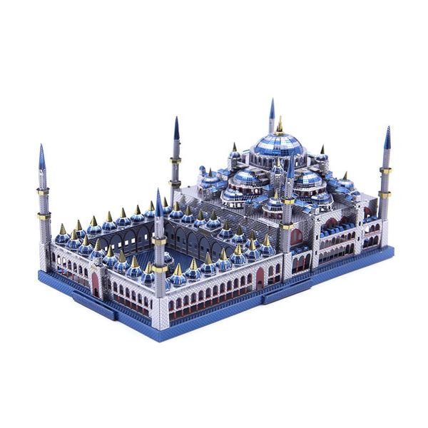 Mô hình Nhà Thờ Hồi Giáo Sultan Mosque lắp ráp kim loại 3D Microworld ...