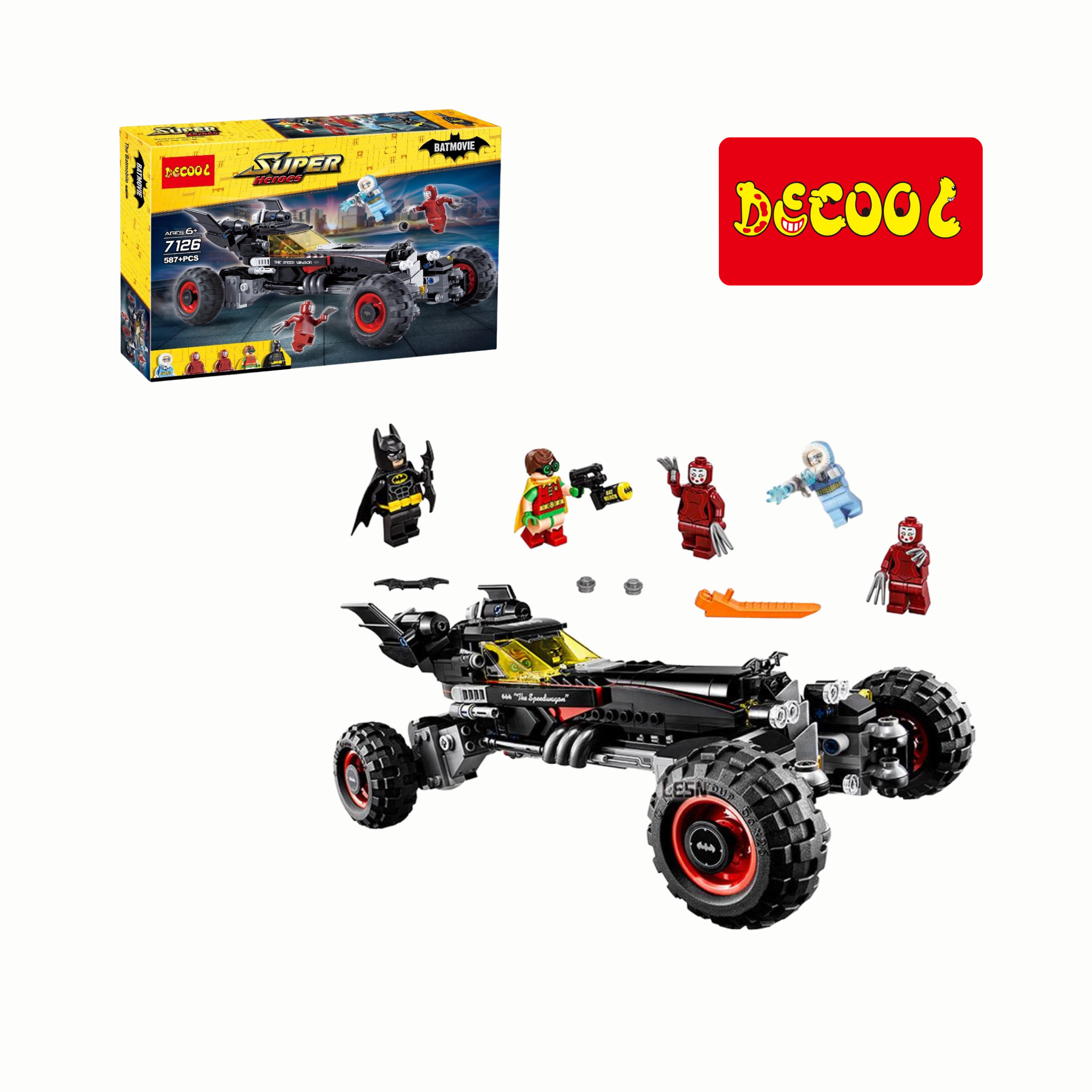 Bộ đồ chơi lắp ráp mô hình Batman Decool – Cửa hàng Toyzone