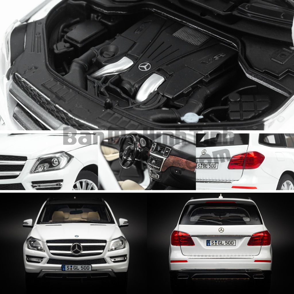 Mô hình xe Mercedes Benz GL500 1:18 Dealer – Toyzone