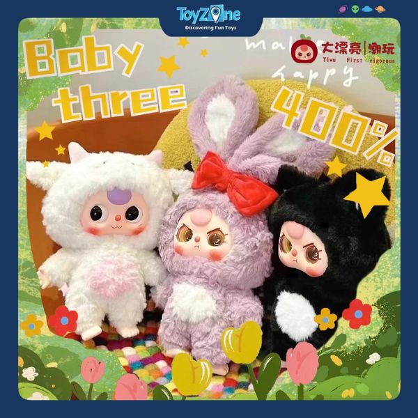 Mô hình Blind Box Gấu bông Baby Three 400% V1 Animal BABY THREE – Cửa ...