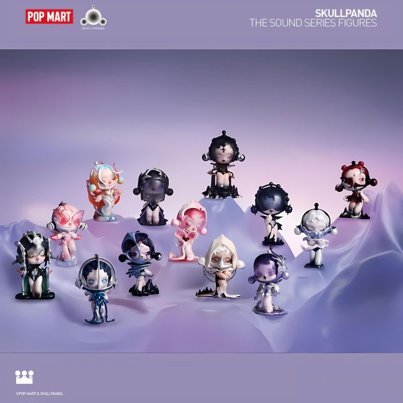 Mô hình đồ chơi Blind box Skull Panda The Sound ( Âm Thanh ) POP MART ...