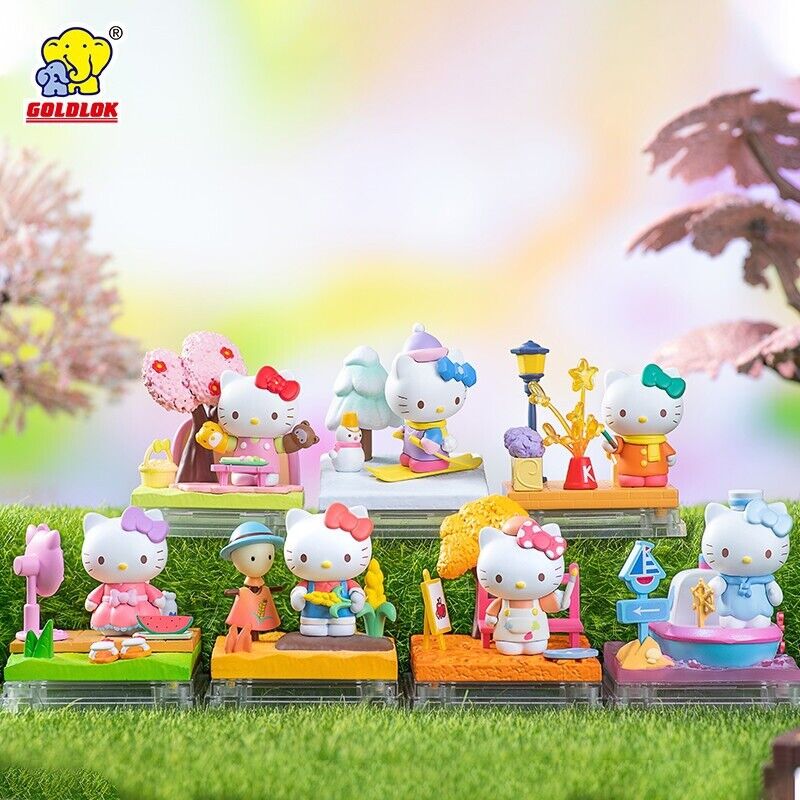 Mô hình Blind box Sanrio Hello Kitty Four Seasons Series GOLD LOK – Cửa hàng Toyzone