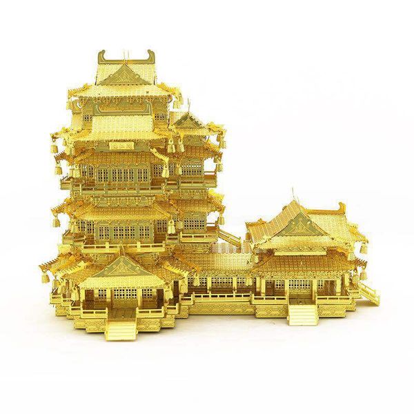 Mô hình kim loại lắp ráp 3D Yue Jiang Tower (Gold) – Metal Works MP781 ...