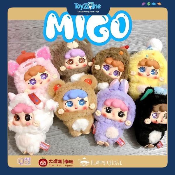 Mô hình Blind box Móc khoá Gấu bông Migo Sneaky HAPPY GHOST – Cửa hàng ...