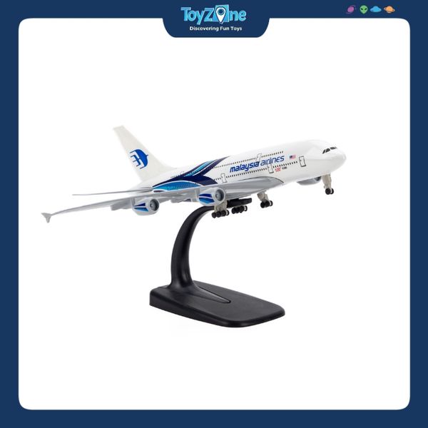 Mô hình máy bay A380 Malaysia 20cm Airlines Everfly – Cửa hàng Toyzone