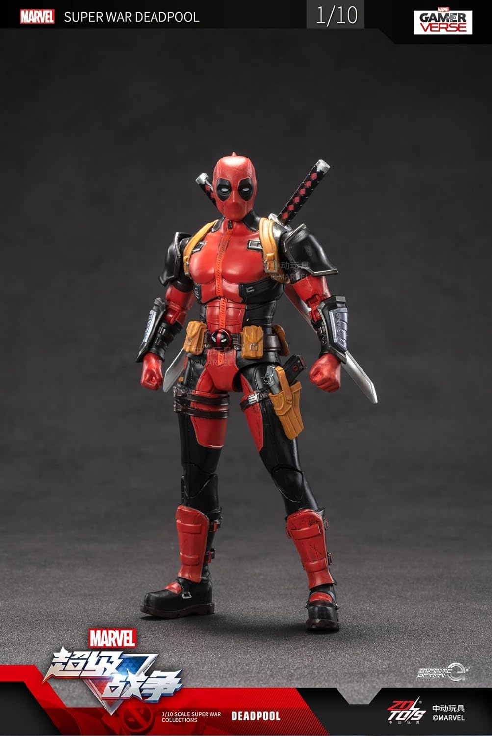 Mô hình Super War Deadpool tỉ lệ 1:10 Zdtoys – Cửa hàng Toyzone