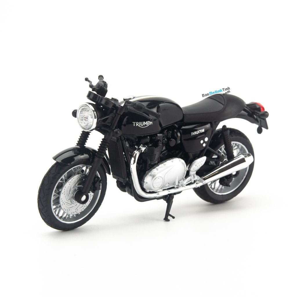 Mô hình xe mô tô Triumph Thruxton 1200 Black 1:18 Welly-12842 – Toyzone