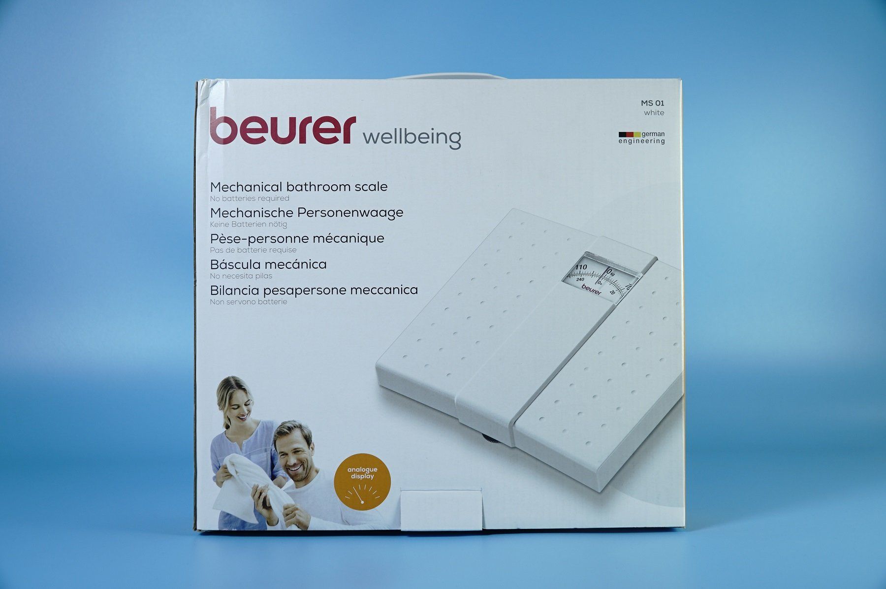 Cân sức khỏe cơ học Beurer MS01 / 120 Kg kiểm soát cân nặng - 30x30 cM ...